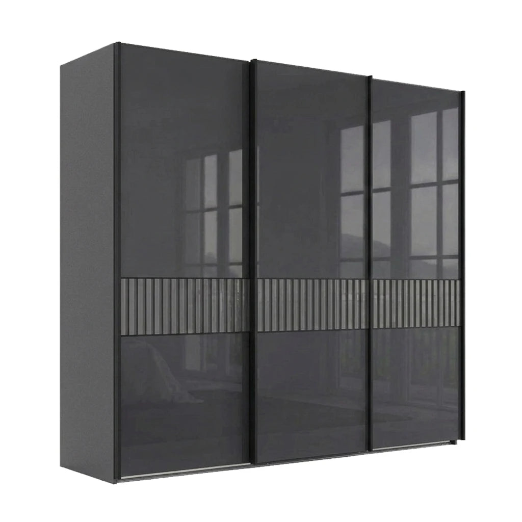 Wiemann Newlin 280cm Large 3 Door Sliding Wardrobe – Home Of Wardrobes