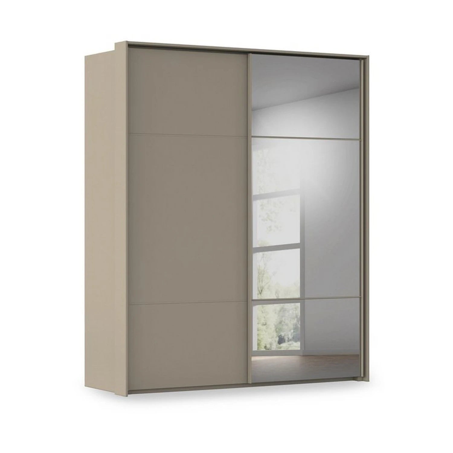 Rauch Heaven 190cm Sliding Wardrobe with Mirror – Home Of Wardrobes